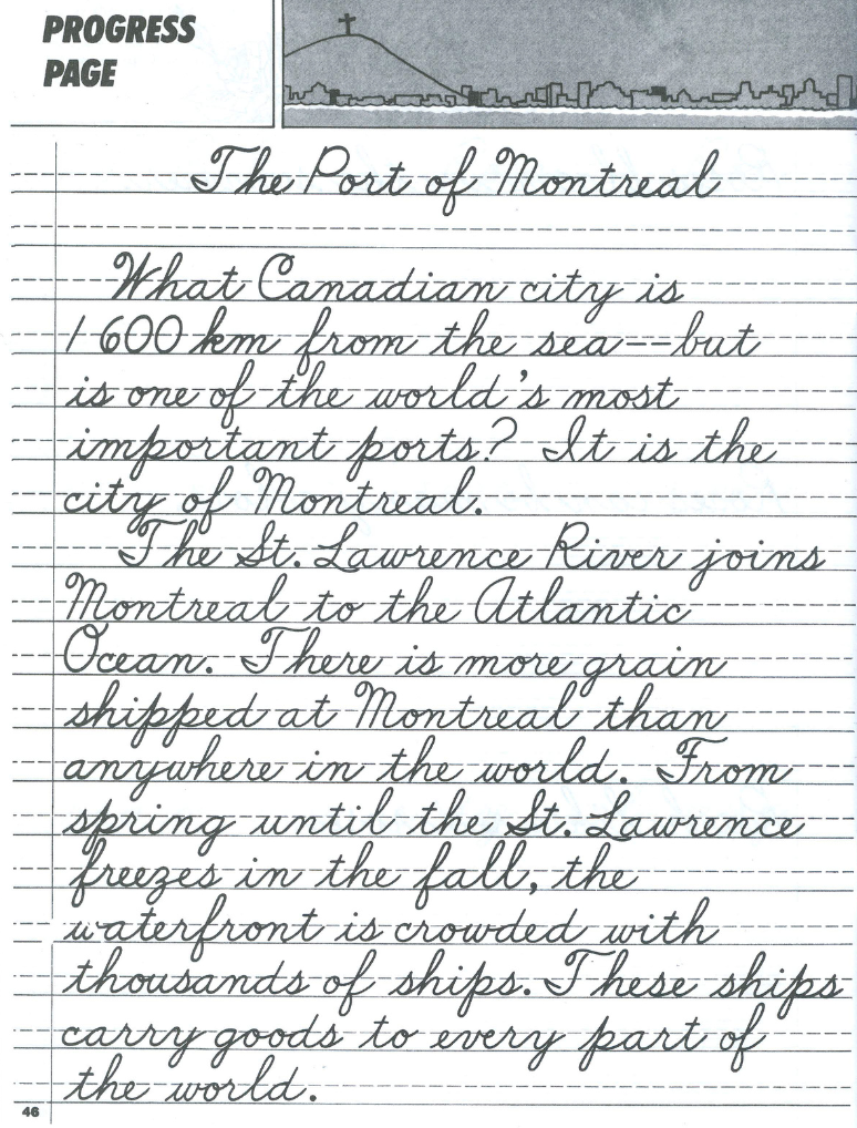 Canadian Handwriting Book D Grade 4 The Resource Centre Canadian Handwriting Book D Grade 4 The Resource Centre